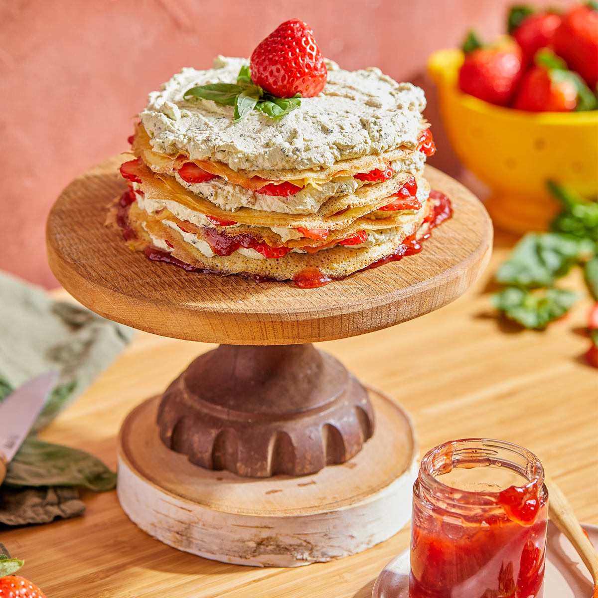 Strawberry Cloud Cake – Crepini Foods LLC