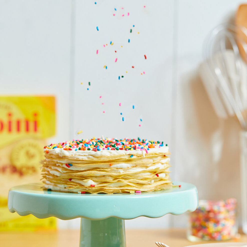 Vanilla Mousse Layer Cake – Crepini Foods LLC