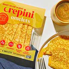 "Crepini Cheddar Omelets, A Quick, Delicious Breakfast & Snack" - The ...