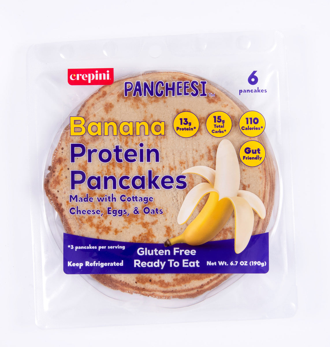 Pancheesi™ by Crepini® Banana Protein Pancakes – Crepini Foods LLC
