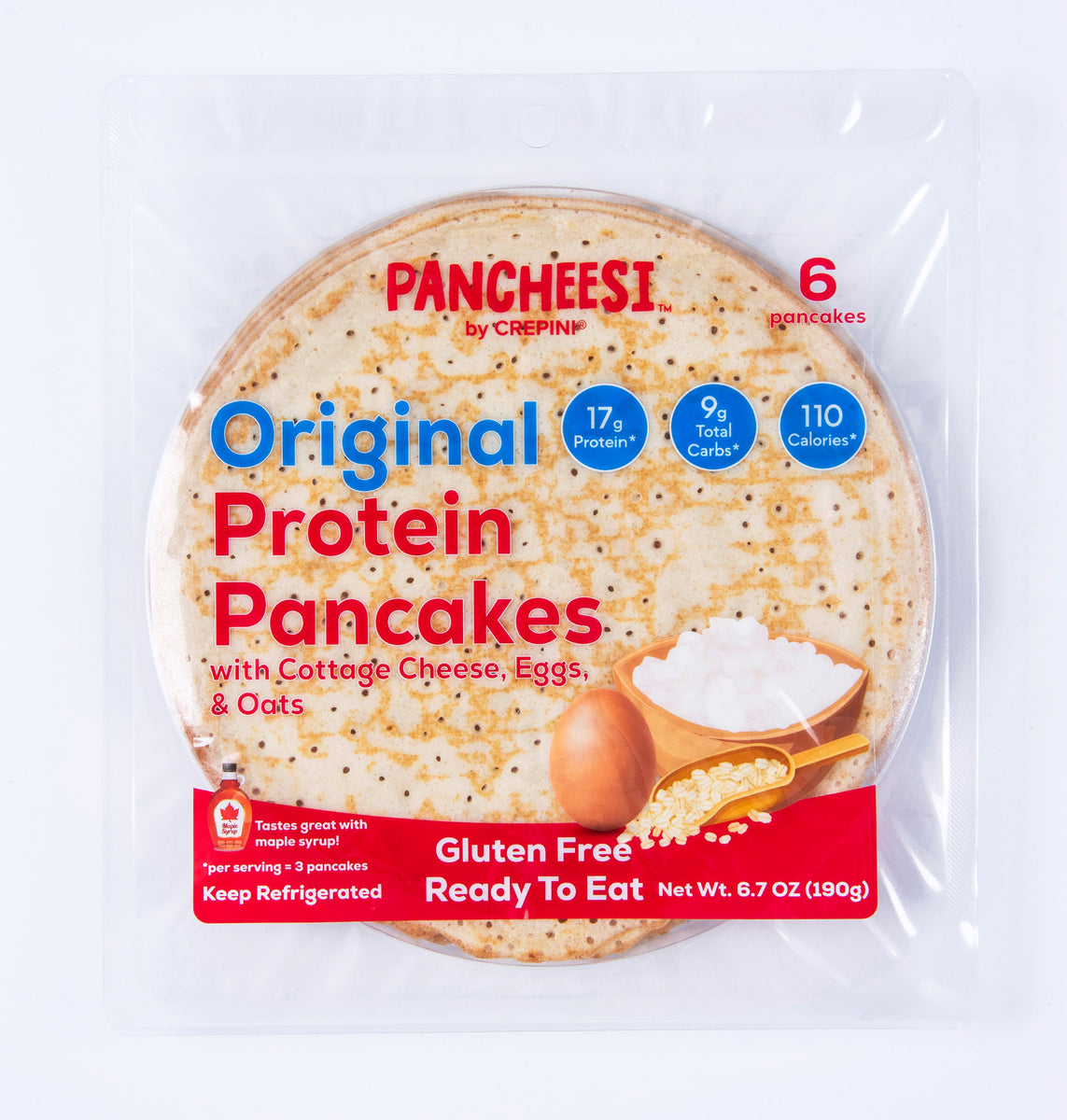 Pancheesi™ by Crepini® Protein Pancakes with Cottage Cheese – Crepini ...