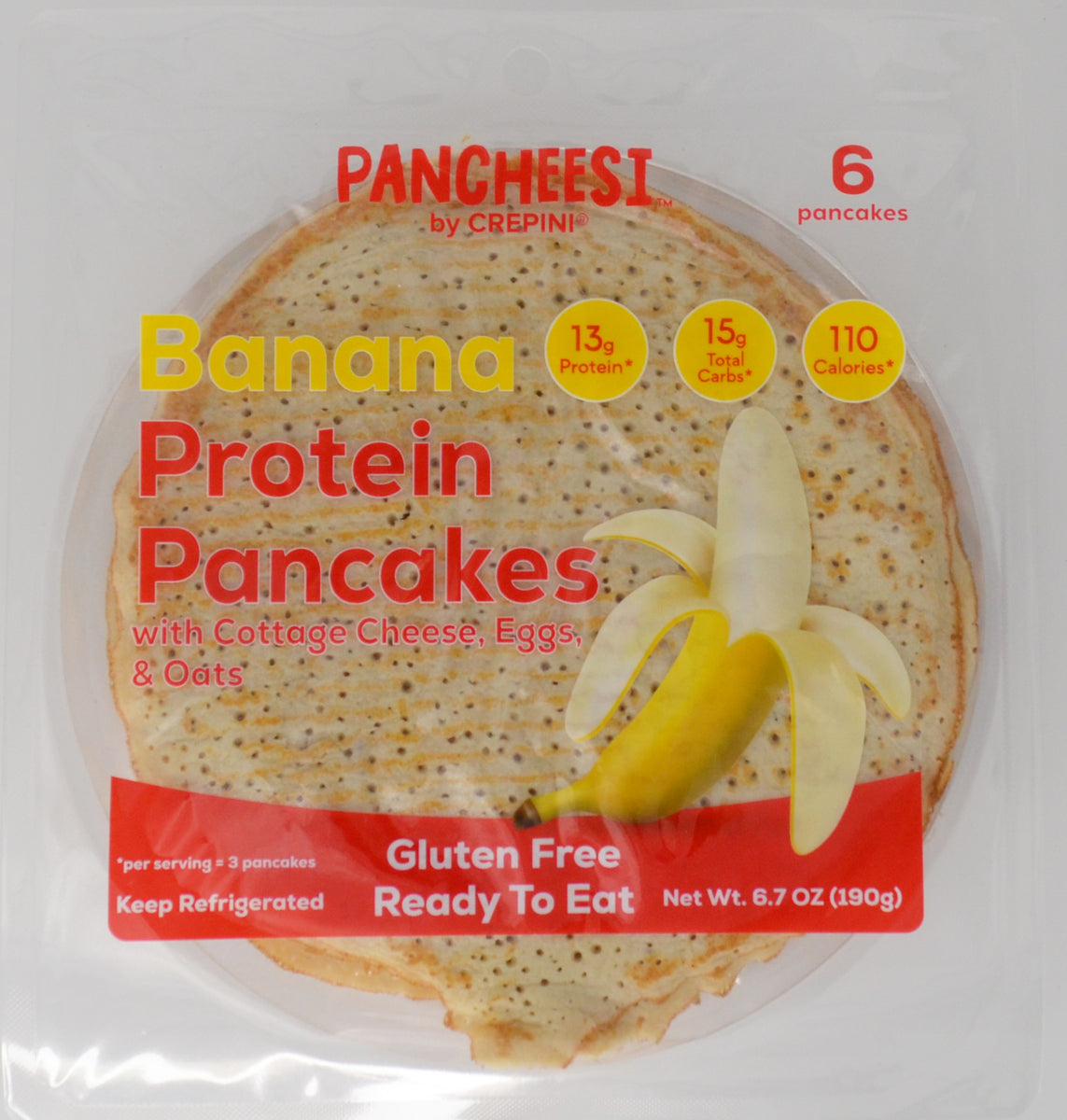 Pancheesi™ by Crepini® Banana Protein Pancakes