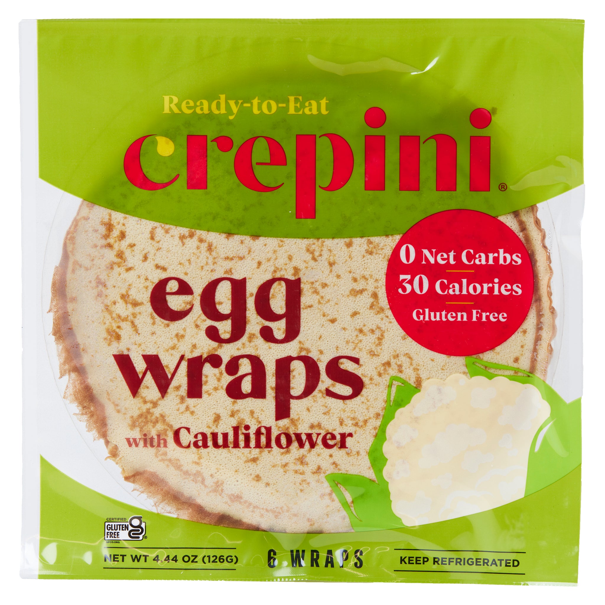 Grande Egg Wraps With Cauliflower – Crepini Foods LLC