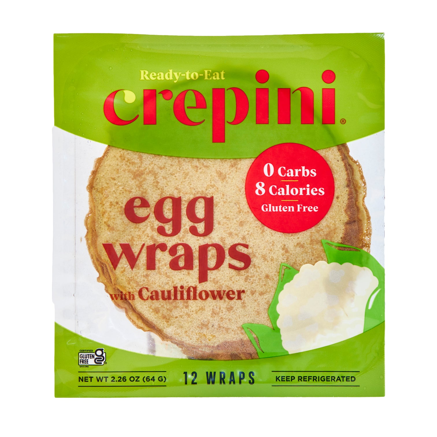 Petite Egg Wraps With Cauliflower – Crepini Foods LLC